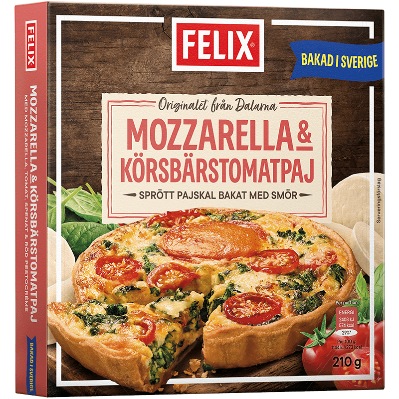 Penne con Mozzarella - Härligt god italiensk pasta | Felix